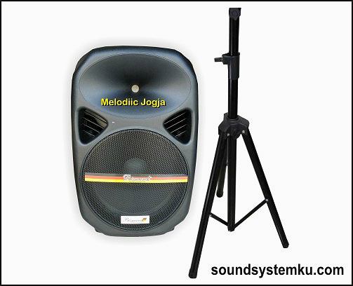 Speaker Aktif 15 inch Bismarck 1 biji + Stand Speaker new | Grosir ...