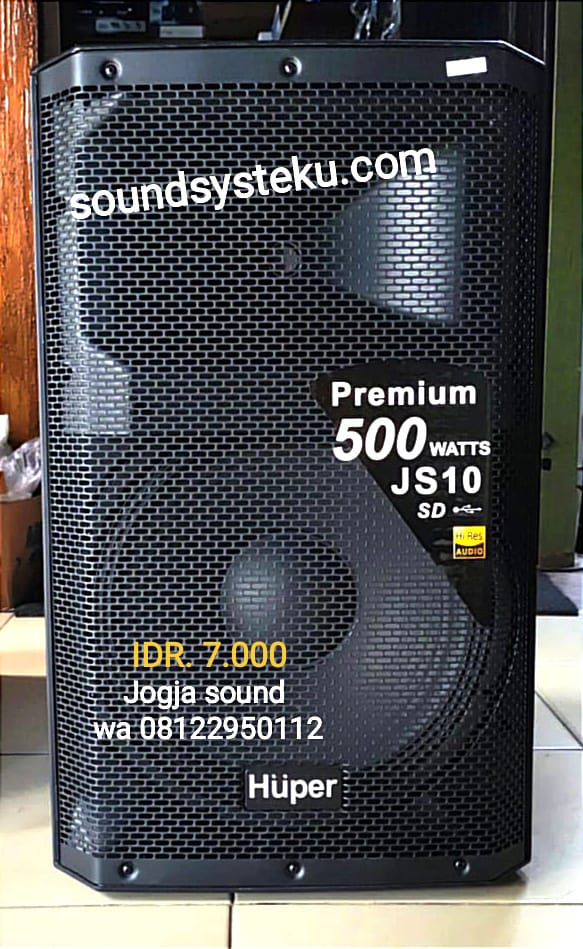 Speaker Aktif Huper JS 10 New | Grosir Audio & Perlengkapan Sound System