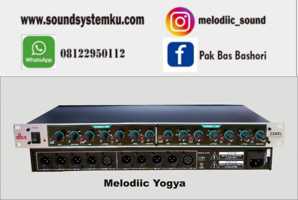 Crossover Aktif DBX 224XL | Grosir Audio & Perlengkapan Sound System