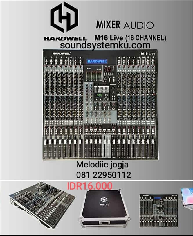 Mixer Hardwell M16 Live | Grosir Audio & Perlengkapan Sound System