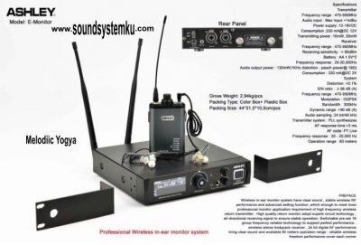 Monitor Wireless Ashley E Monitor | Grosir Audio & Perlengkapan Sound ...